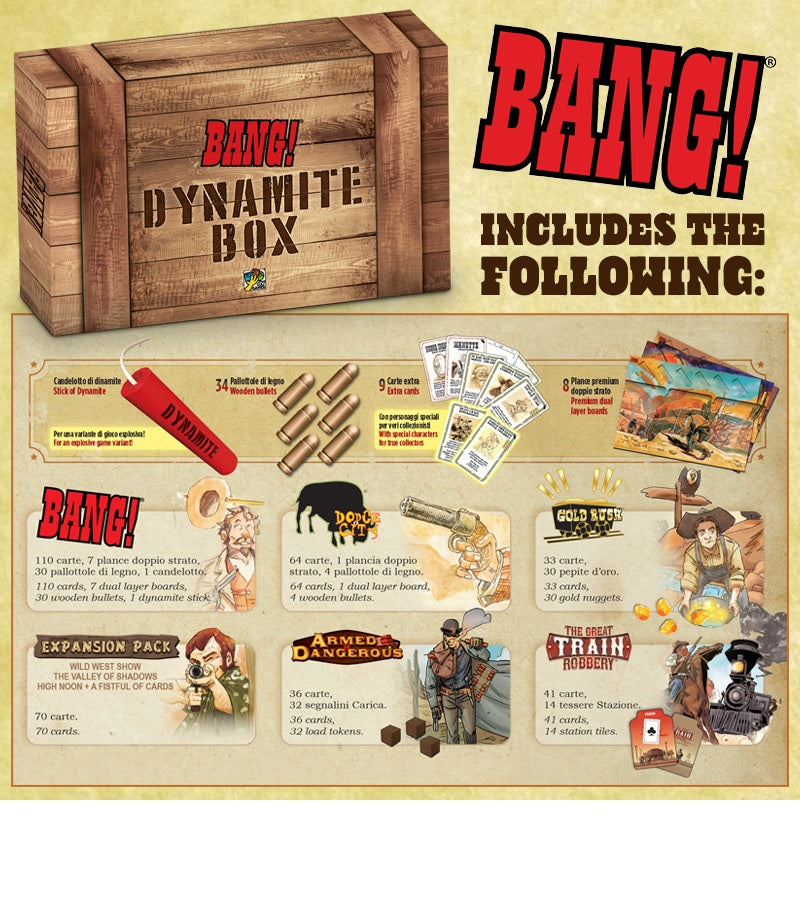 Bang!: Dynamite Box (Collector's Edition) - DV Giochi – MantisGamingStudios