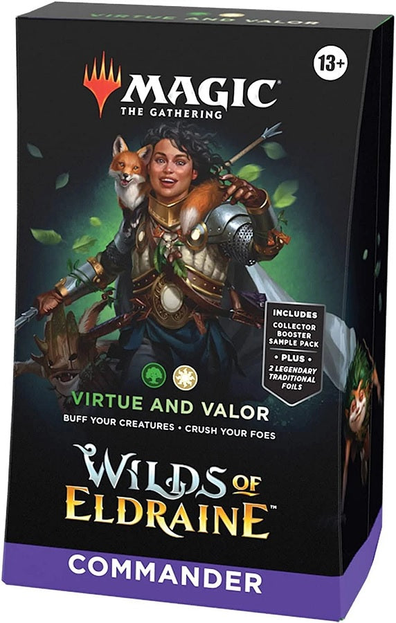 Wilds of Eldraine Commander Deck Virtue and Valor - MTG - Magic The Ga ...