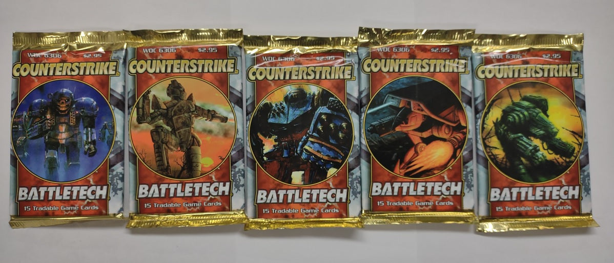 BattleTech CCG Counterstrike Booster Pack - Wizards of the Coast ...