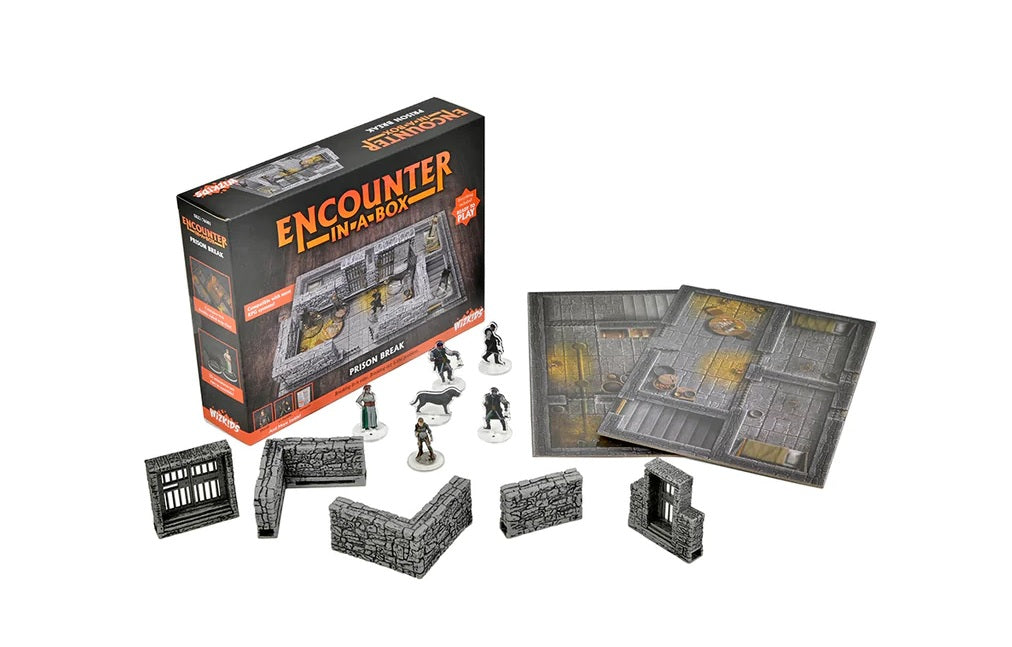 Encounter in a Box Prison Break - WarLock Tiles – MantisGamingStudios